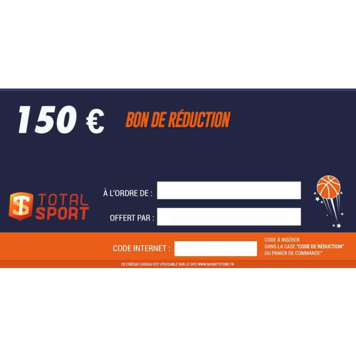 Chèque cadeau 150 euros